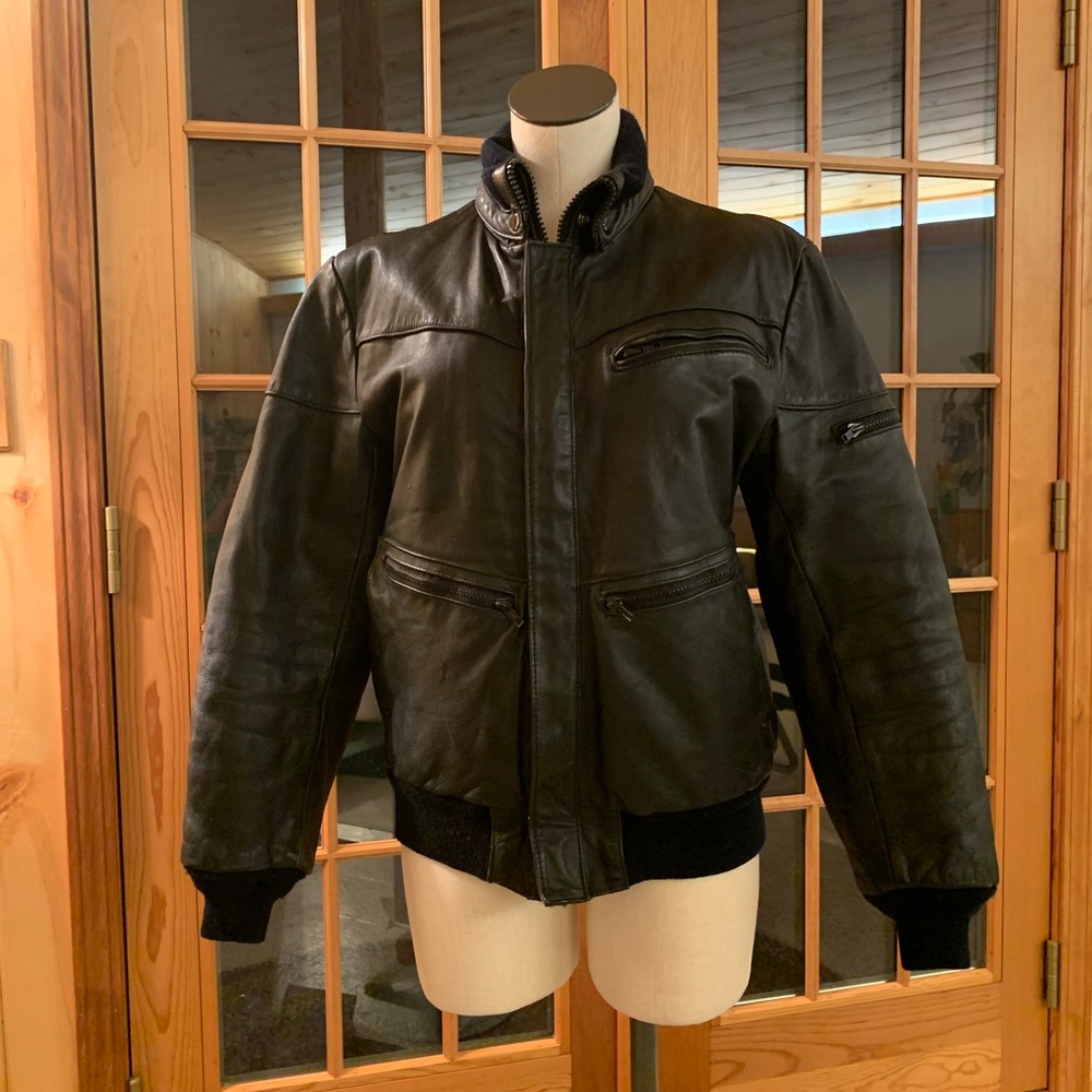 Men’s Vintage Yamaha Maxim Leather Jacket - Gem